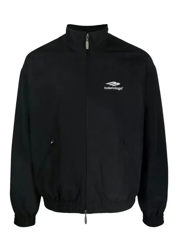 Balenciaga 3b Sports Icon Track Jacket - Black
