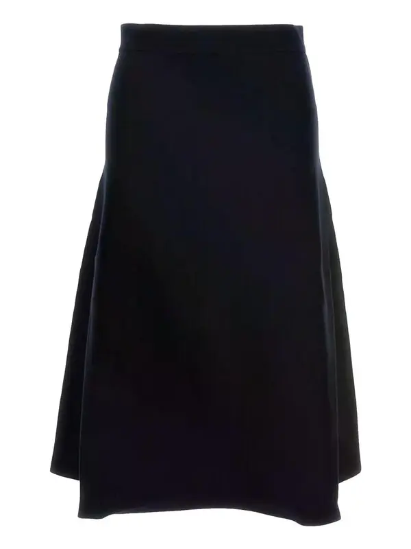 Max Mara Flared Midi Skirt - Blue