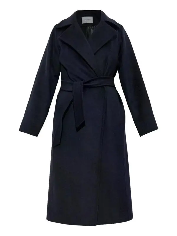Max Mara Manuela Belted Coat - Blue