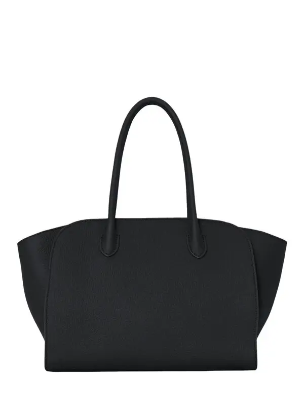 THE ROW Marlo 12 Leather Tote Bag - Black