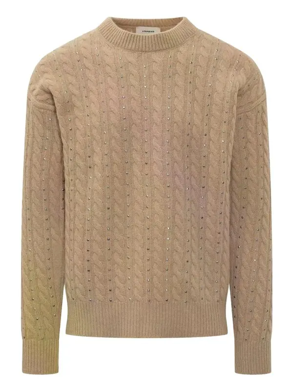 A PAPER KID Cable-knit Sweater - Neutrals