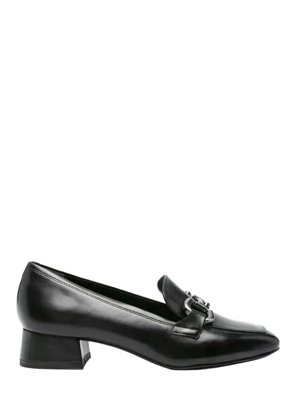 TAMARIS 35mm Chain-detail Loafers - Black