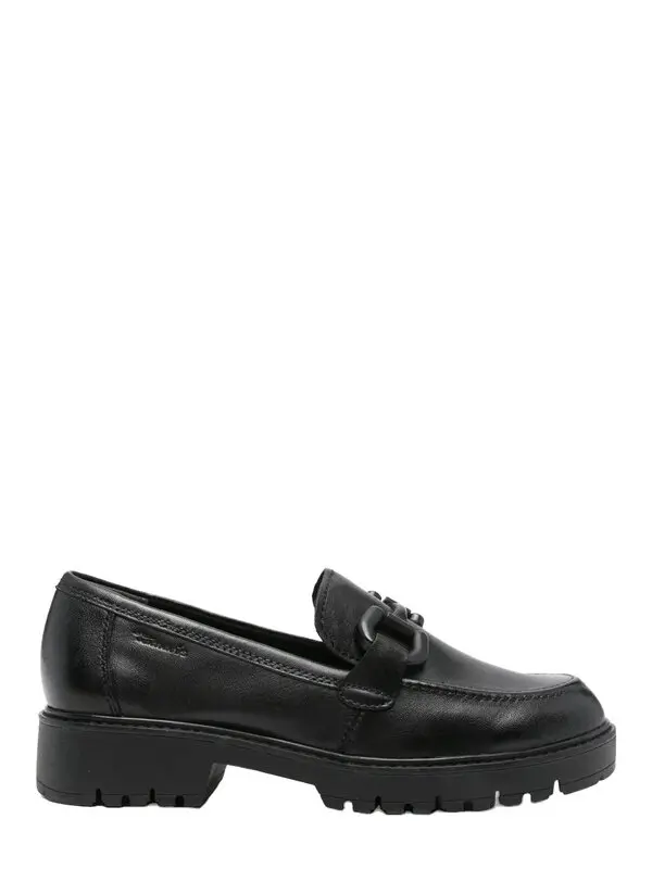 TAMARIS 40mm Chain-detail Platform Loafers - Black