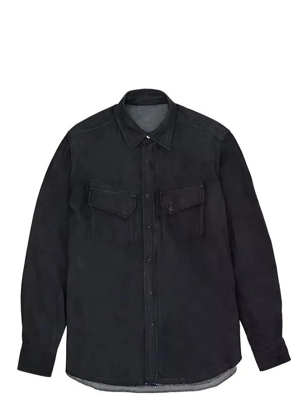 FORTELA Pasadena Buttoned Chest-pocket Shirt - Blue