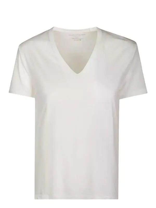 Majestic Filatures V-neck T-shirt - White