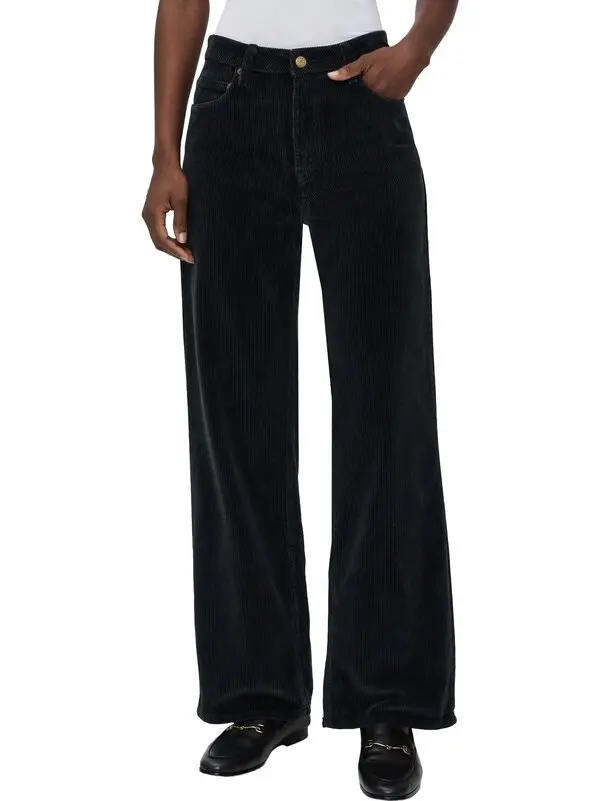 B Sides Elissa Corduroy Pants - Stil Black Overdye
