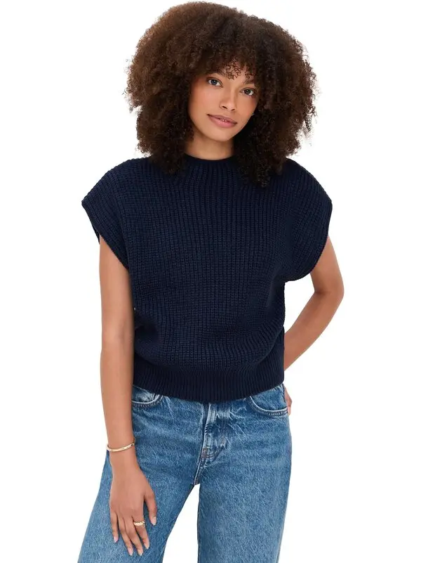 EN SAISON Karalie Knit Top - Navy