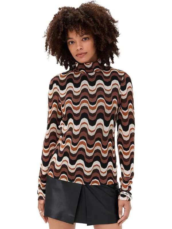 Ramy Brook Swirl Prudence Sweater - Black Multi