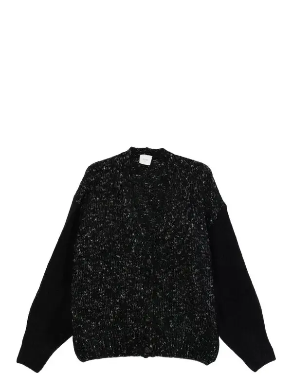 ALYSI V-neck Cardigan - Black