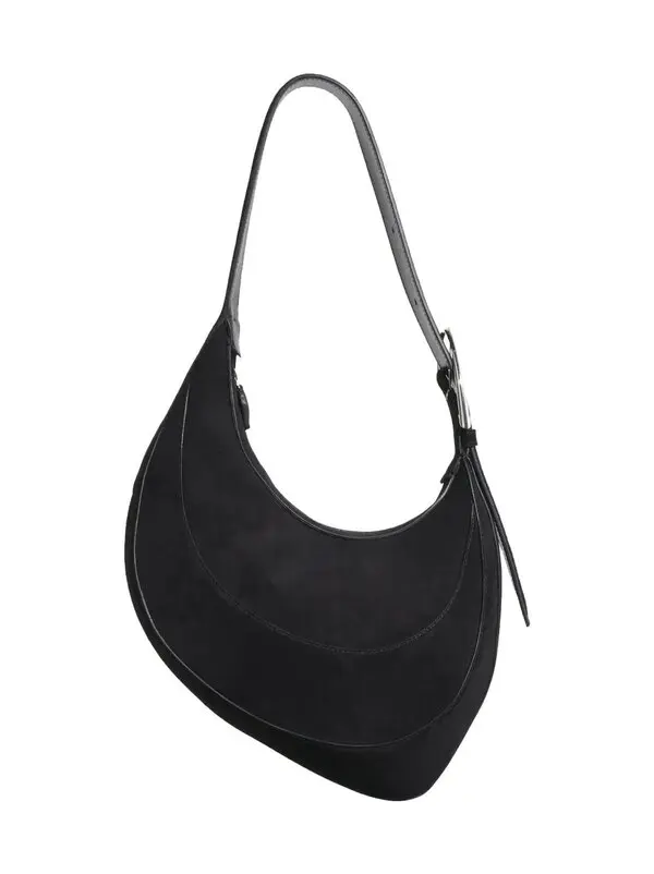 MUGLER Crescent Shoulder Bag - Black