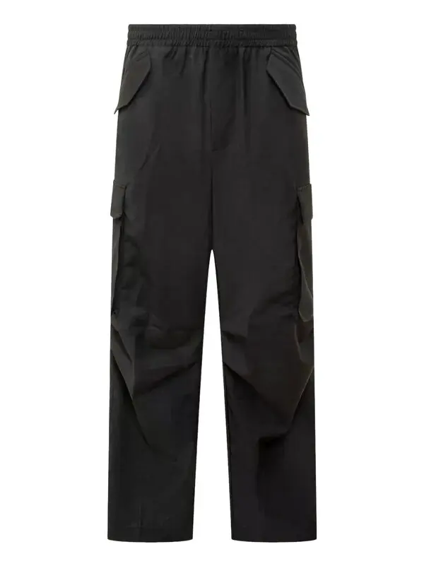 A PAPER KID Cargo-pocket Trousers - Black