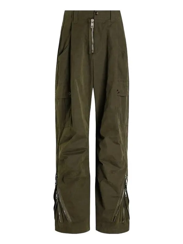 Dolce & Gabbana Straight Leg Trousers - Green