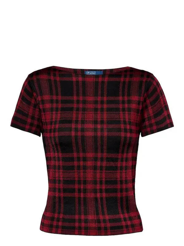 Polo Ralph Lauren Plaid Top - Red