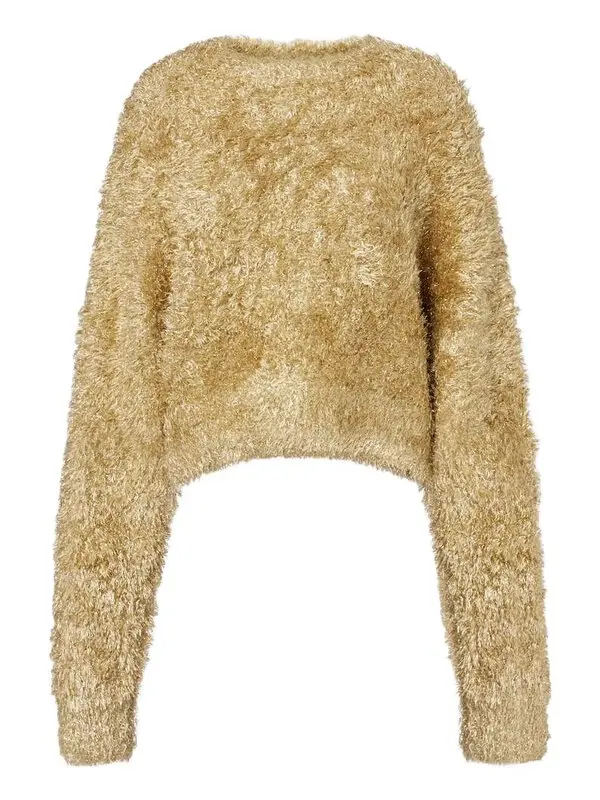 Noir Kei Ninomiya Tinsel Sweater - Gold