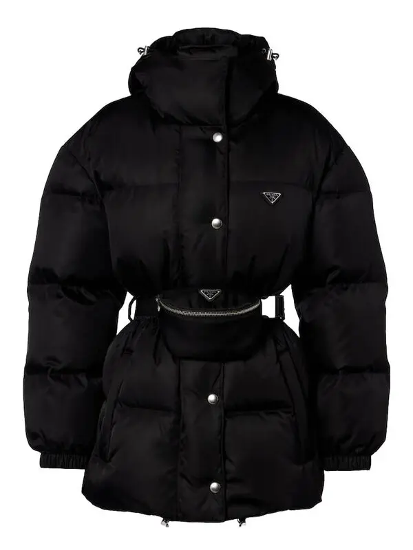 Prada Re-nylon Down Jacket - Black