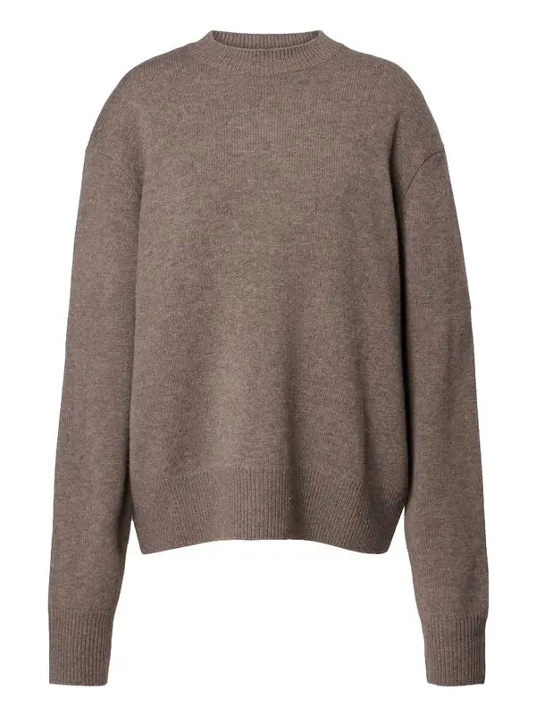 THE FRANKIE SHOP Rafaela Wool And Cashmere Sweater - Brown