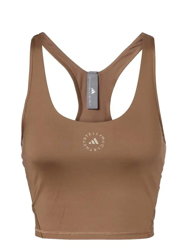 Adidas By Stella McCartney Yoga Crop Top - Brown