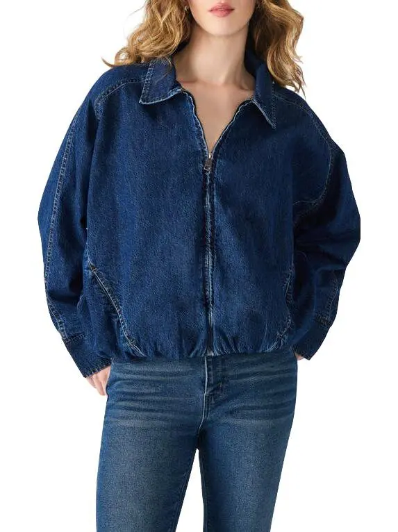 Steve Madden Mackey Denim Jacket - Midnight Blue