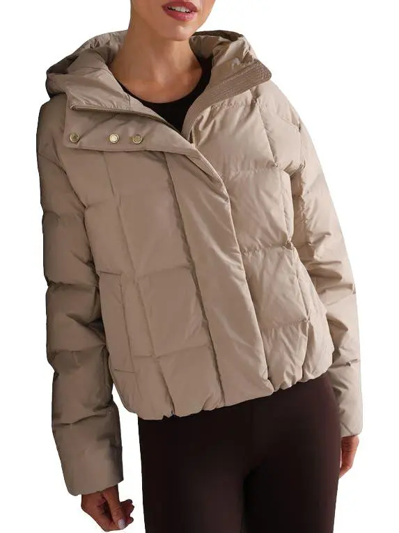 RHONE Puffer Down Jacket - Beige Stone