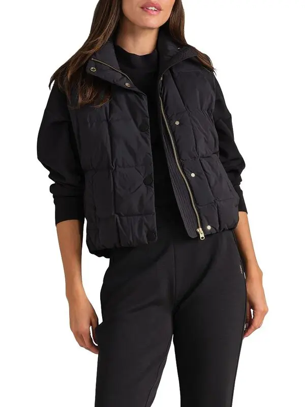 RHONE Powder Puffer Down Vest - Pure Black