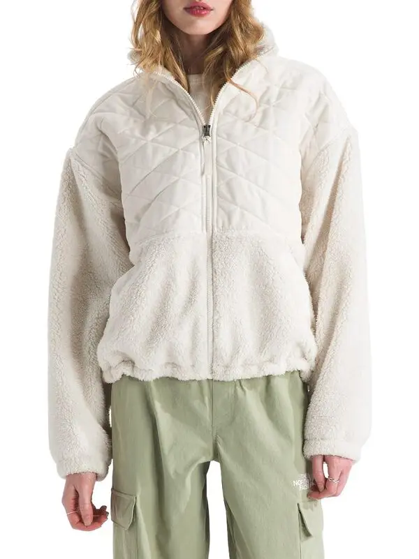 The North Face Cabin Fleece Jacket - White Dune