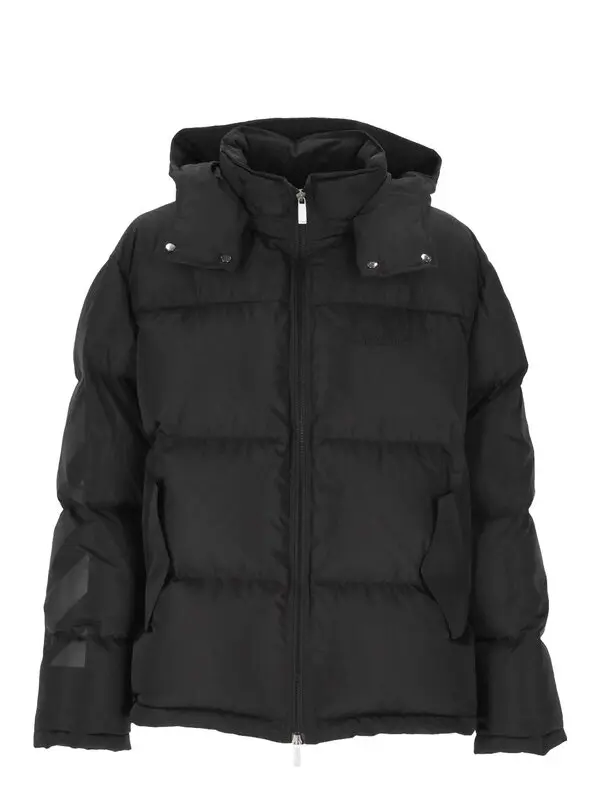 Off-White Padded Down Jacket - Black-bl