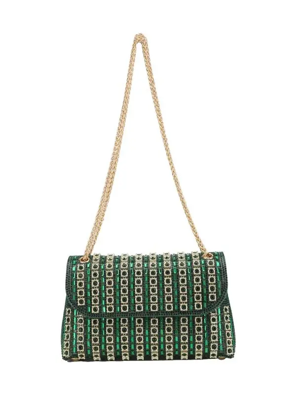 LAUREN LORRAINE Celine Clutch - Green