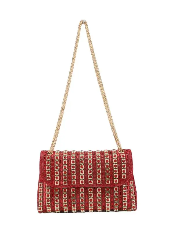 LAUREN LORRAINE Celine Clutch - Red