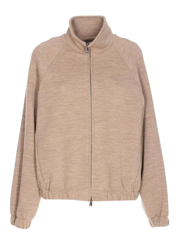 Max Mara Wool And Cotton Jacket - Beige