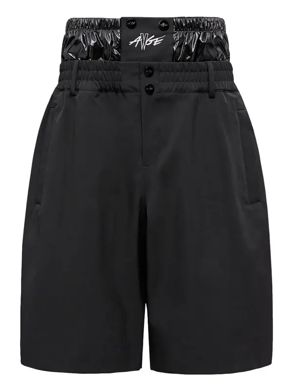 MONCLER X ASAP ROCKY High-waisted Shorts - Black
