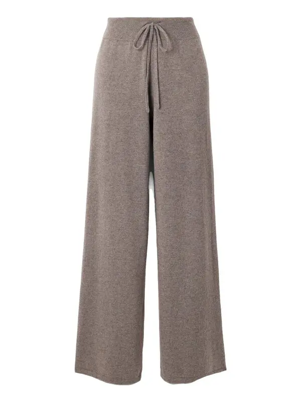 LISA YANG Sofi Cashmere Wide-leg Pants - Neutrals
