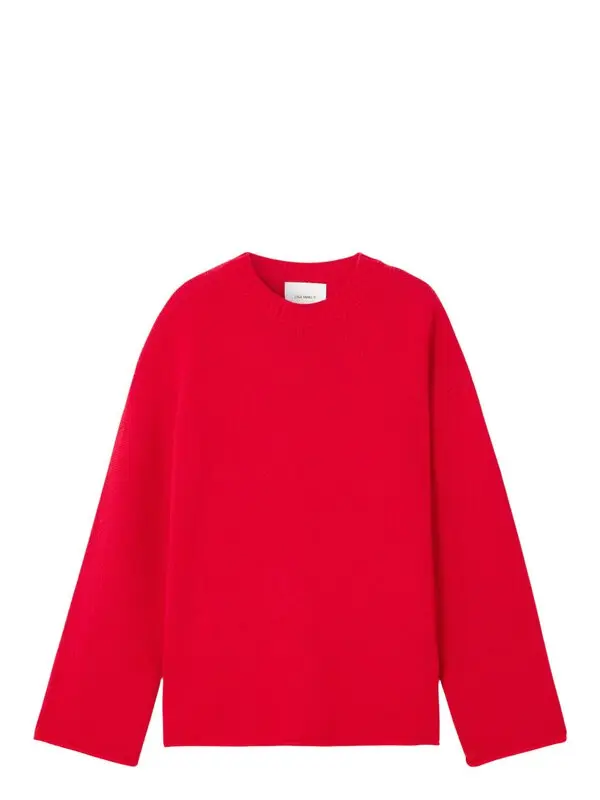 LISA YANG Kristy Cashmere Sweater - Red