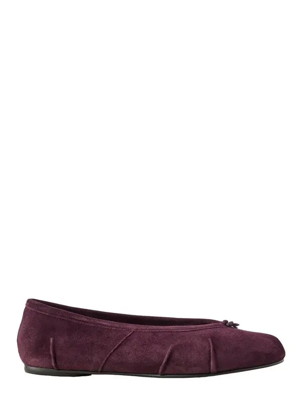 Burgundy Flats For Women Editorialist