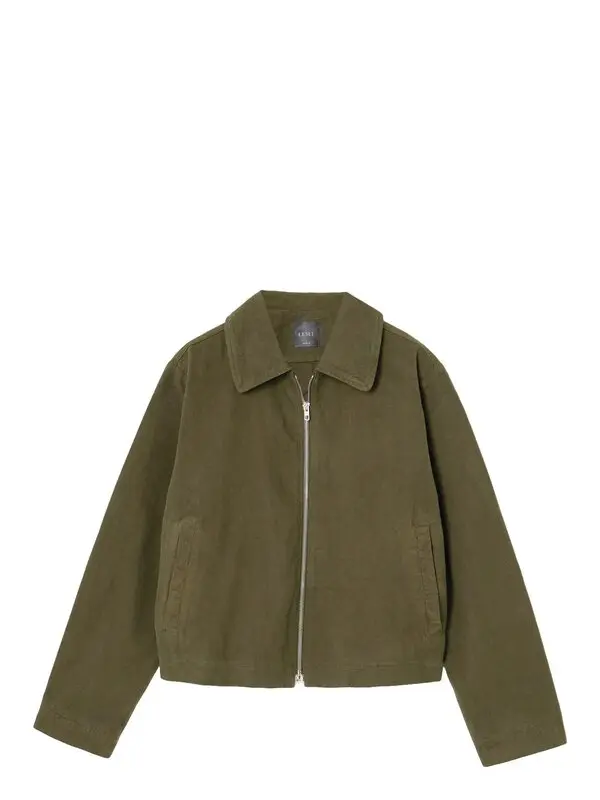 LESET Chloe Cotton-canvas Jacket - Green
