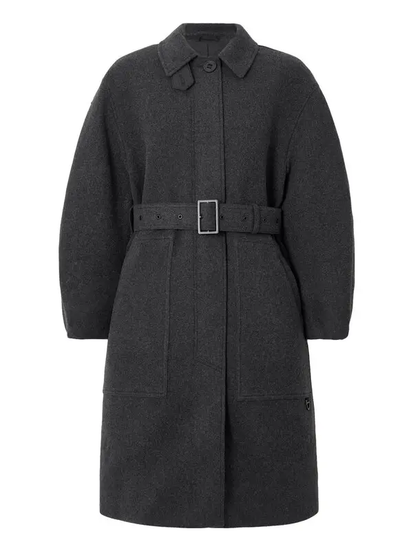 Canada Goose Mila Belted Wool-blend Coat - Gray