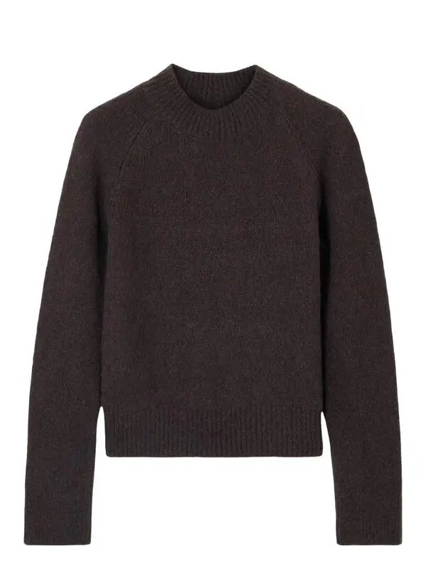 Dries Van Noten Alpaca-blend Relaxed Sweater - Brown