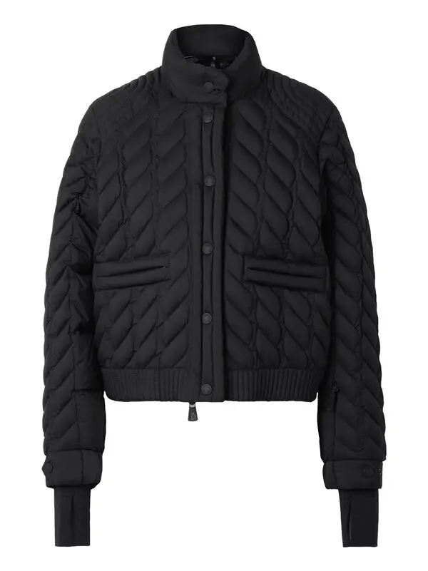 Moncler Anaga Quilted Down Ski Jacket - Black