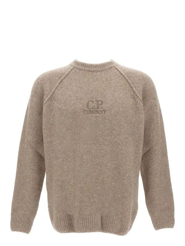 C.P. COMPANY Crewneck Sweater - Brown