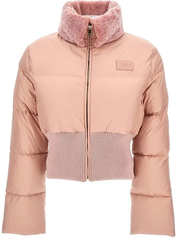 Fendi Short Down Jacket - Rose
