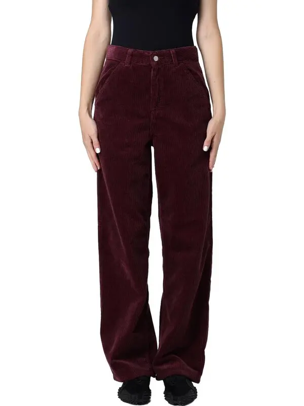 Carhartt Work In Progress Wide Leg Trousers - Red