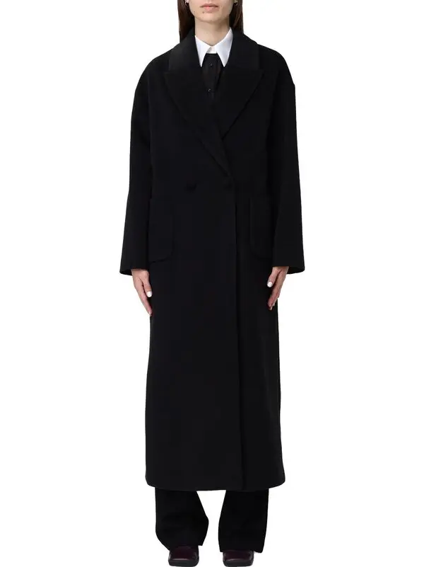 HANITA Long Coat - Black