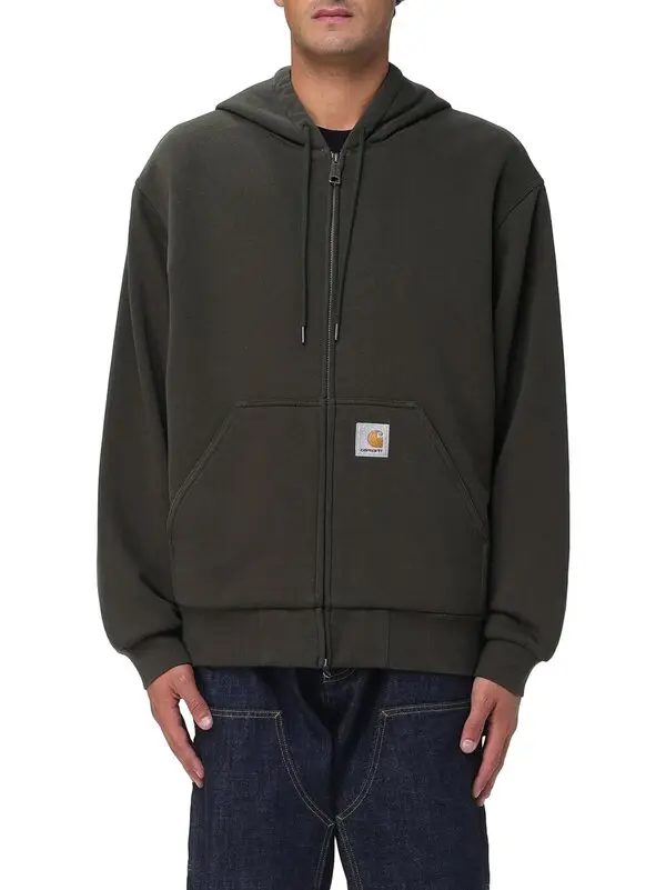 Carhartt Work In Progress Full Zip Hoodie - Green