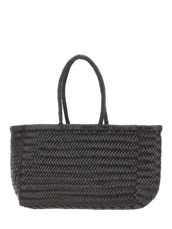 Dragon Diffusion Woven Handbag - Black