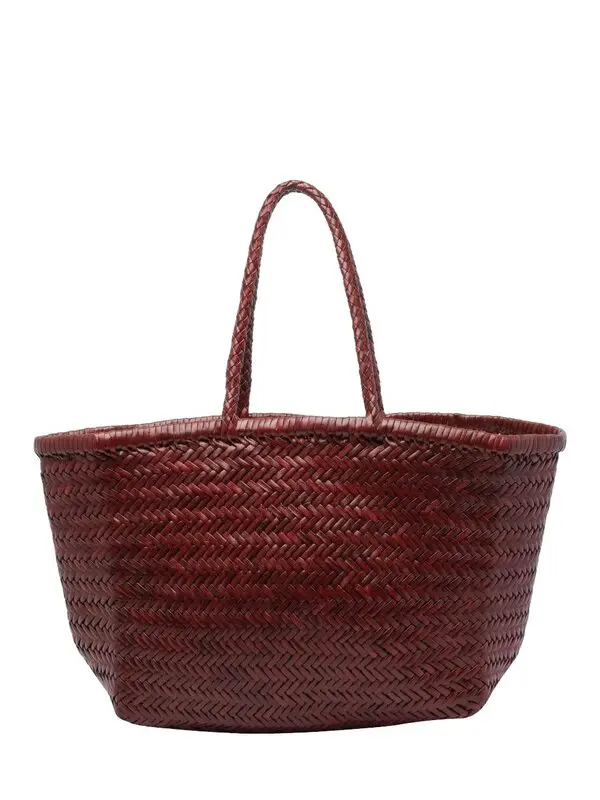 Dragon Diffusion Woven Leather Handbag - Red