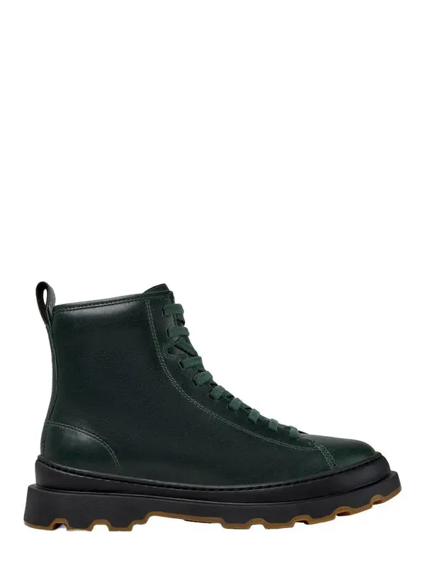 Camper Lace-up Boots - Green