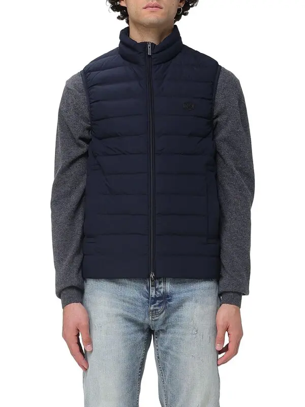 Emporio Armani Quilted Vest - Blue