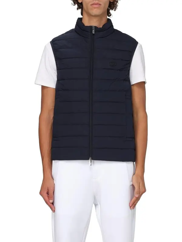 Emporio Armani Quilted Vest - Blue