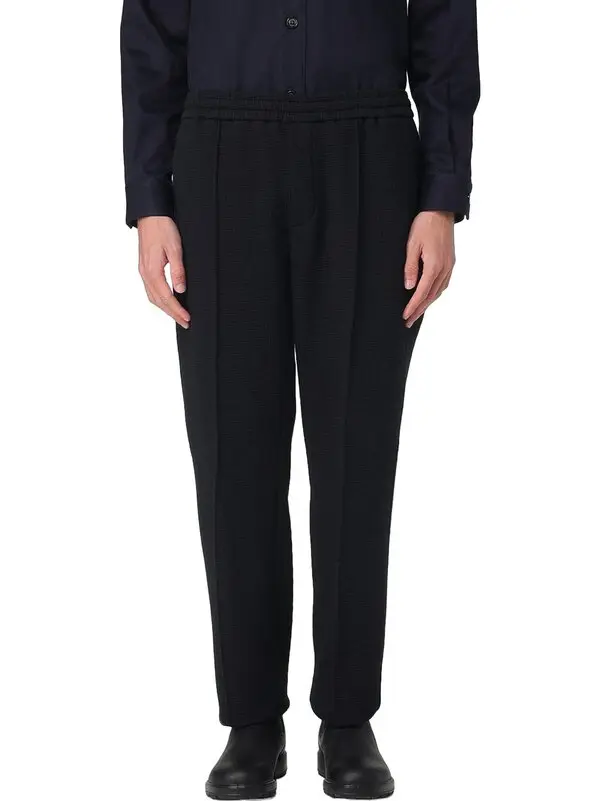 PAOLO PECORA Tailored Trousers - Black