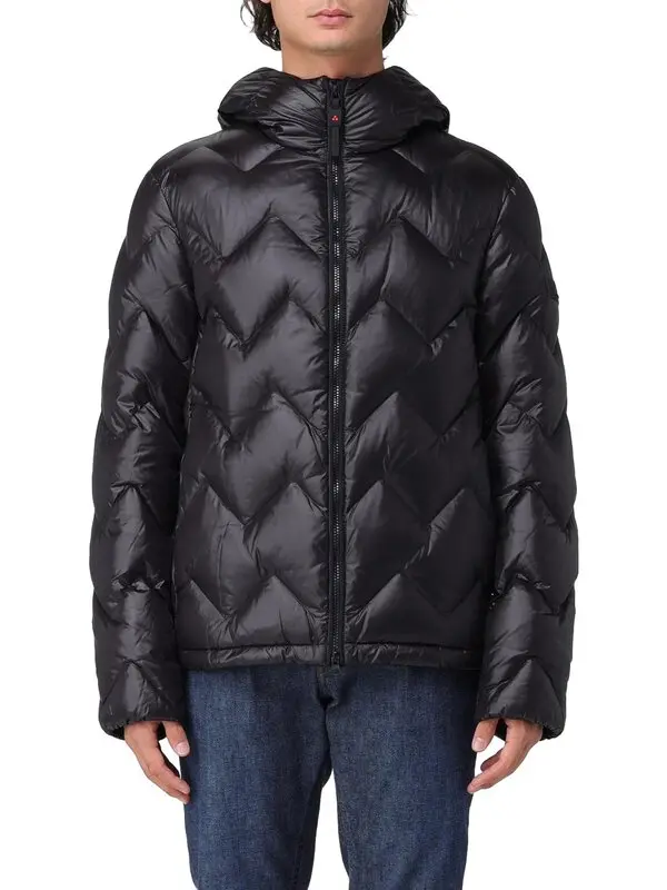 Peuterey Padded Down Jacket With Hood - Black