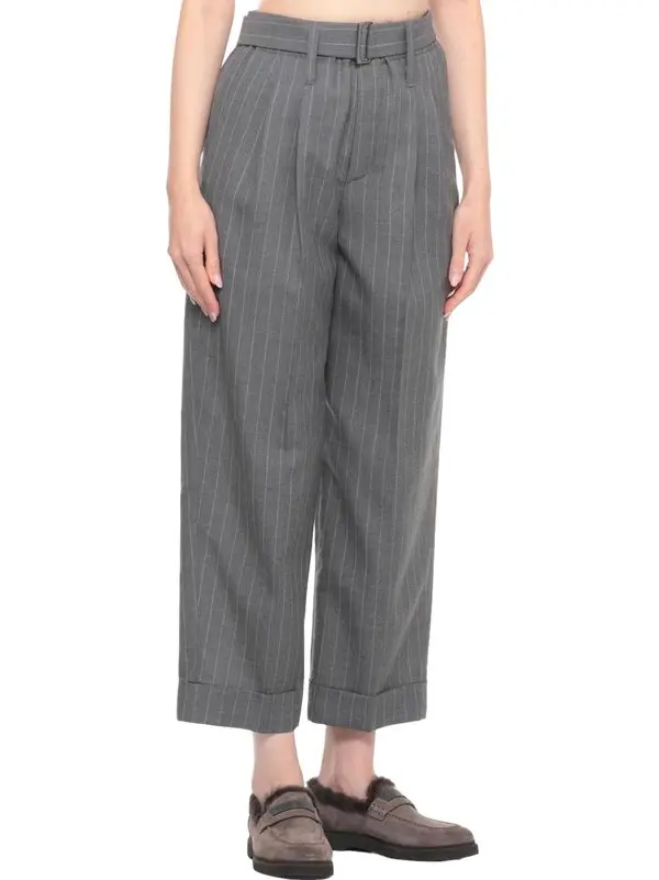 Brunello Cucinelli Pinstriped Trousers - Grey